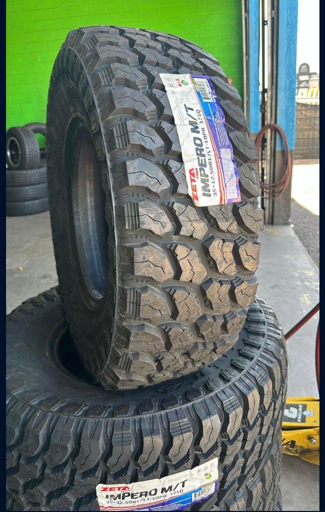 New Set Of Tires ZETA LT MT 35 1250 17 for Sale in Phoenix, AZ - OfferUp