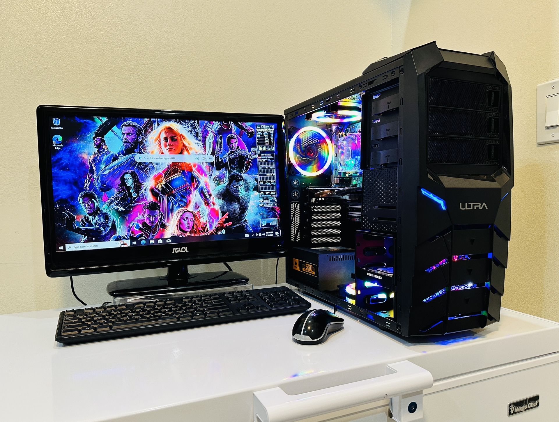 LENOVO Gaming PC 4 Core A10 5700 @3,4GHz. AMD RADEON R7 270 (2G). 128G ...