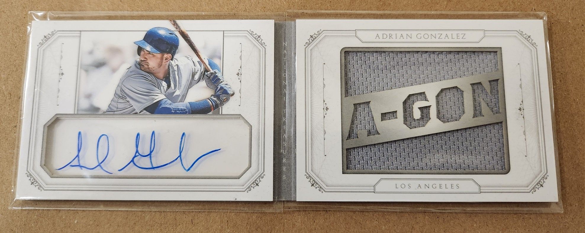 Adrian Gonzalez Dodgers Card