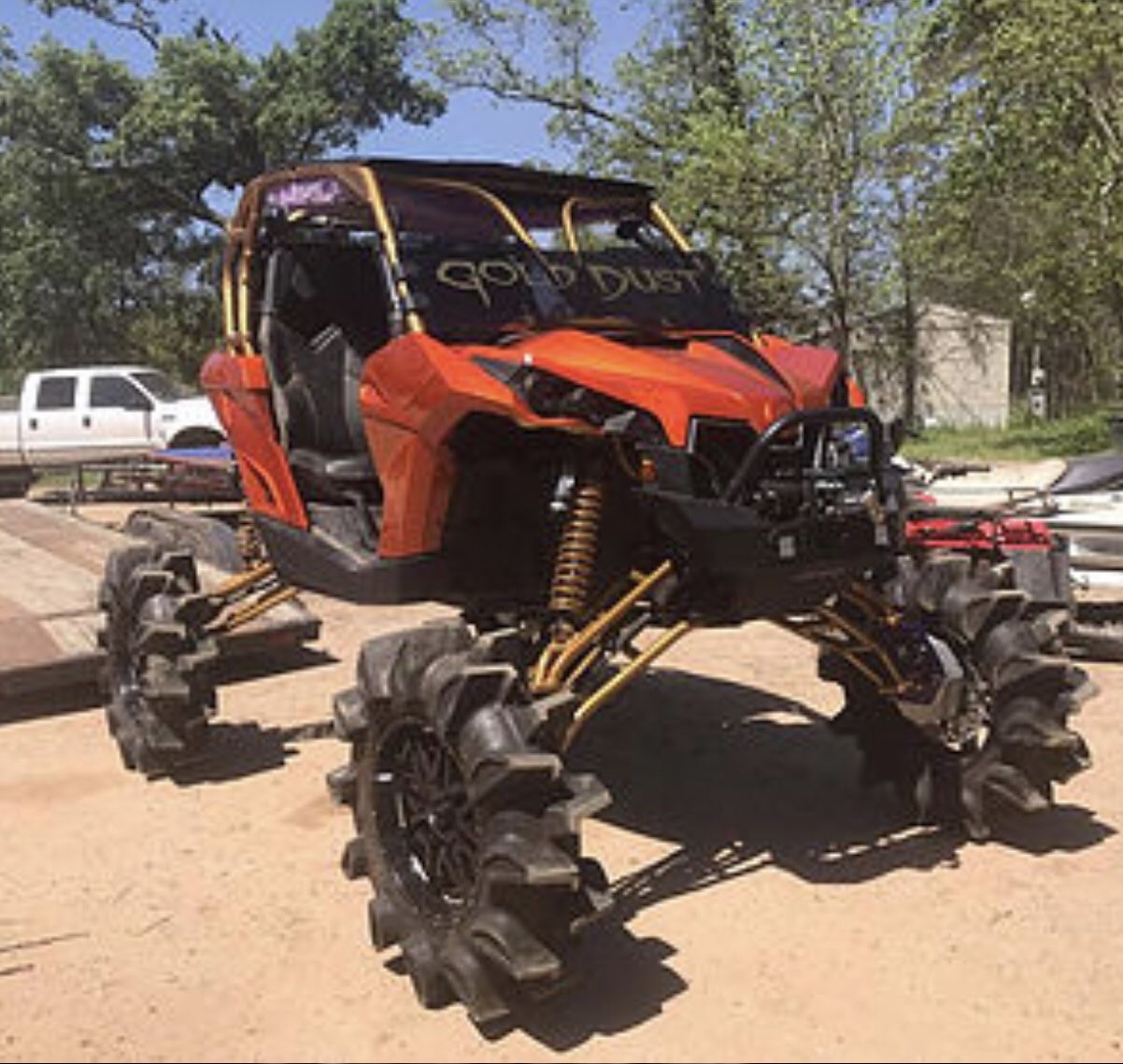 Mud Truck Mudding Paddle Tires A Couple Sets Of 4 Left For Sale Atv Atc 4x4 Razor Polaris