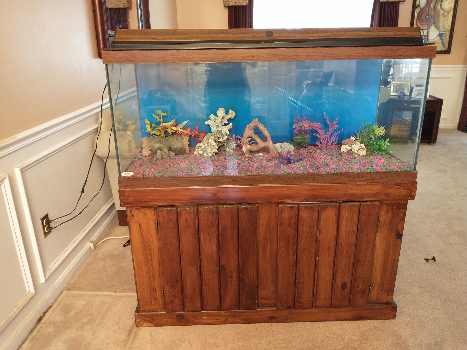 75 gallon fish tank with stand for Sale in Damascus, MD - OfferUp
