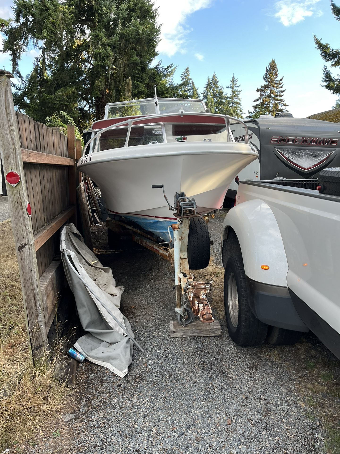 1968 Fiberform Boat With Trailer/2 Motors And Lots Of Accessories for ...