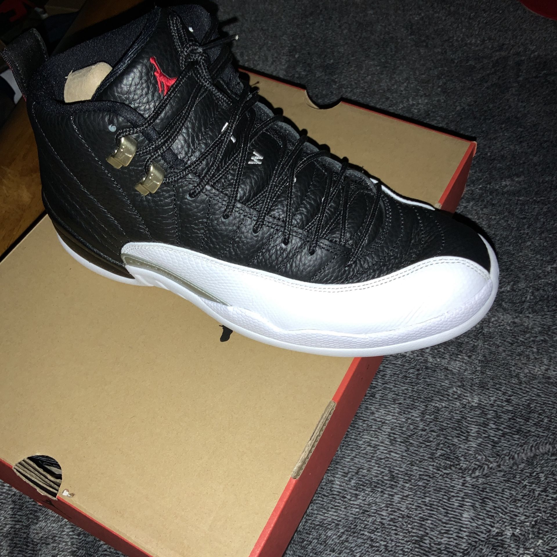 Jordan Retro 12 Playoffs Mens Shoes Size 10 Used Good Condition No ...
