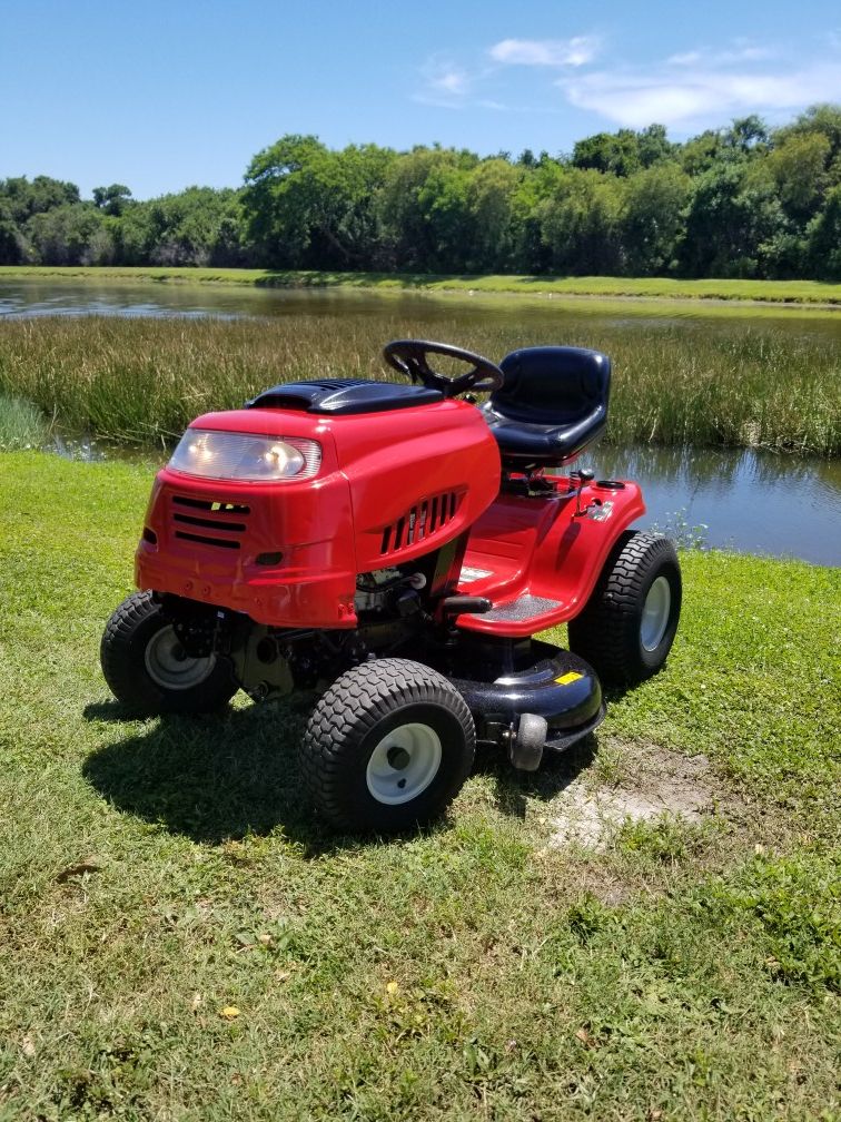 Yard Machines by MTD Riding Lawn Mower — 439cc POWERMORE Premium OHV ...