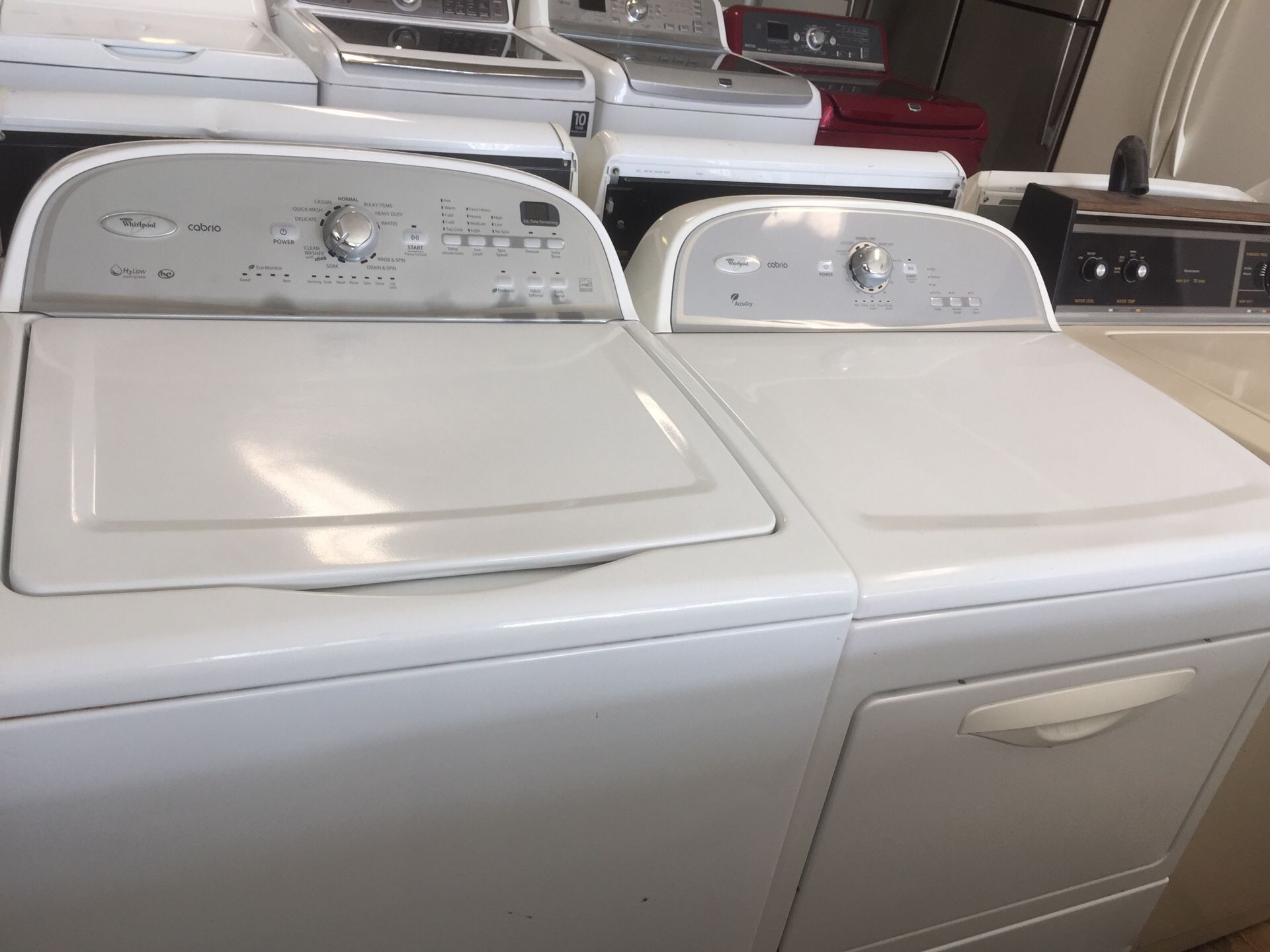 TODAYS SPECIAL WHIRLPOOL CABRIO SET HEAVY DUTY SUPER CAPACITY ONLY 450 ...