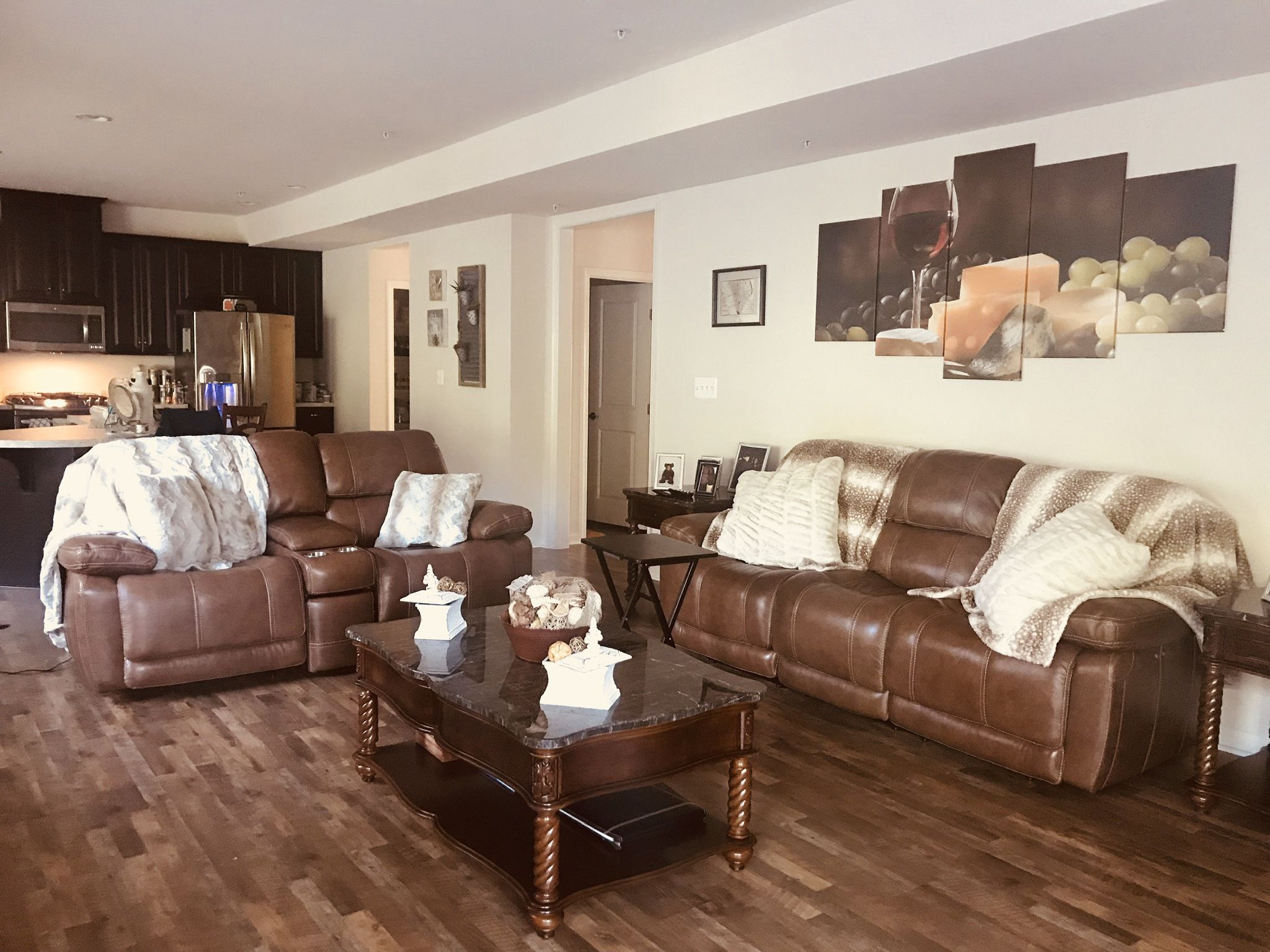 Simon Li Pinnacle Power Sofa, Loveseat, & Chair w/ Evo System in ...