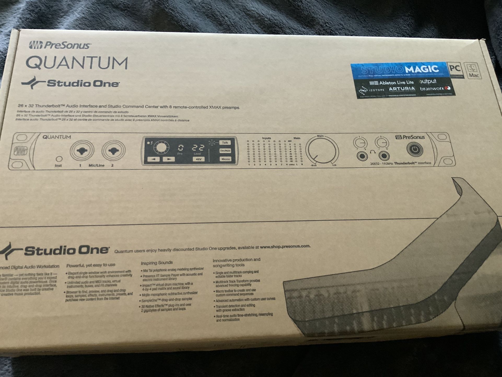 PreSonus Quantum 26x32 Thunderbolt Audio Interface for Sale in San ...
