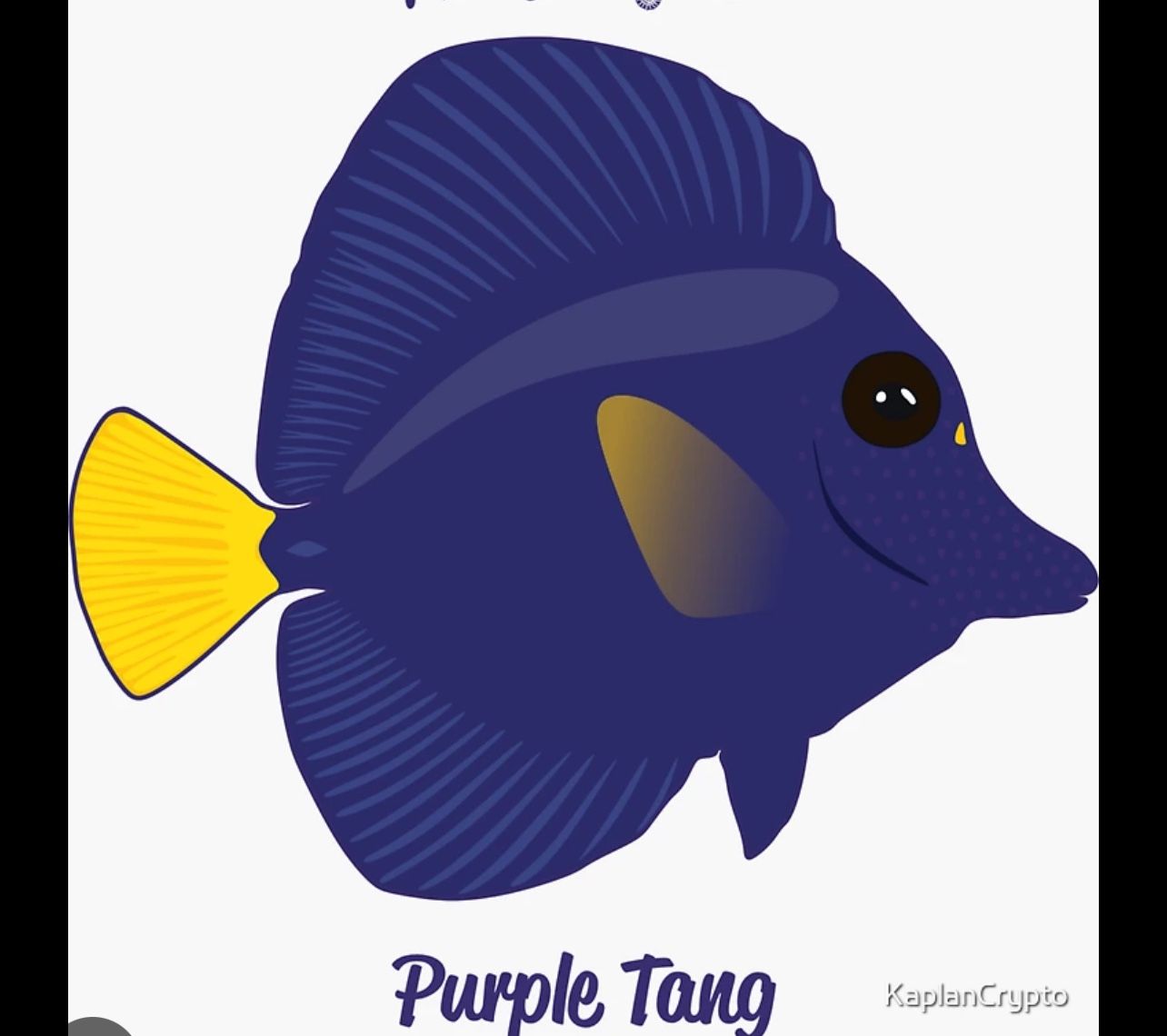 Purple Tang Sticker For Salt Water Aquarium for Sale in Alhambra, CA ...