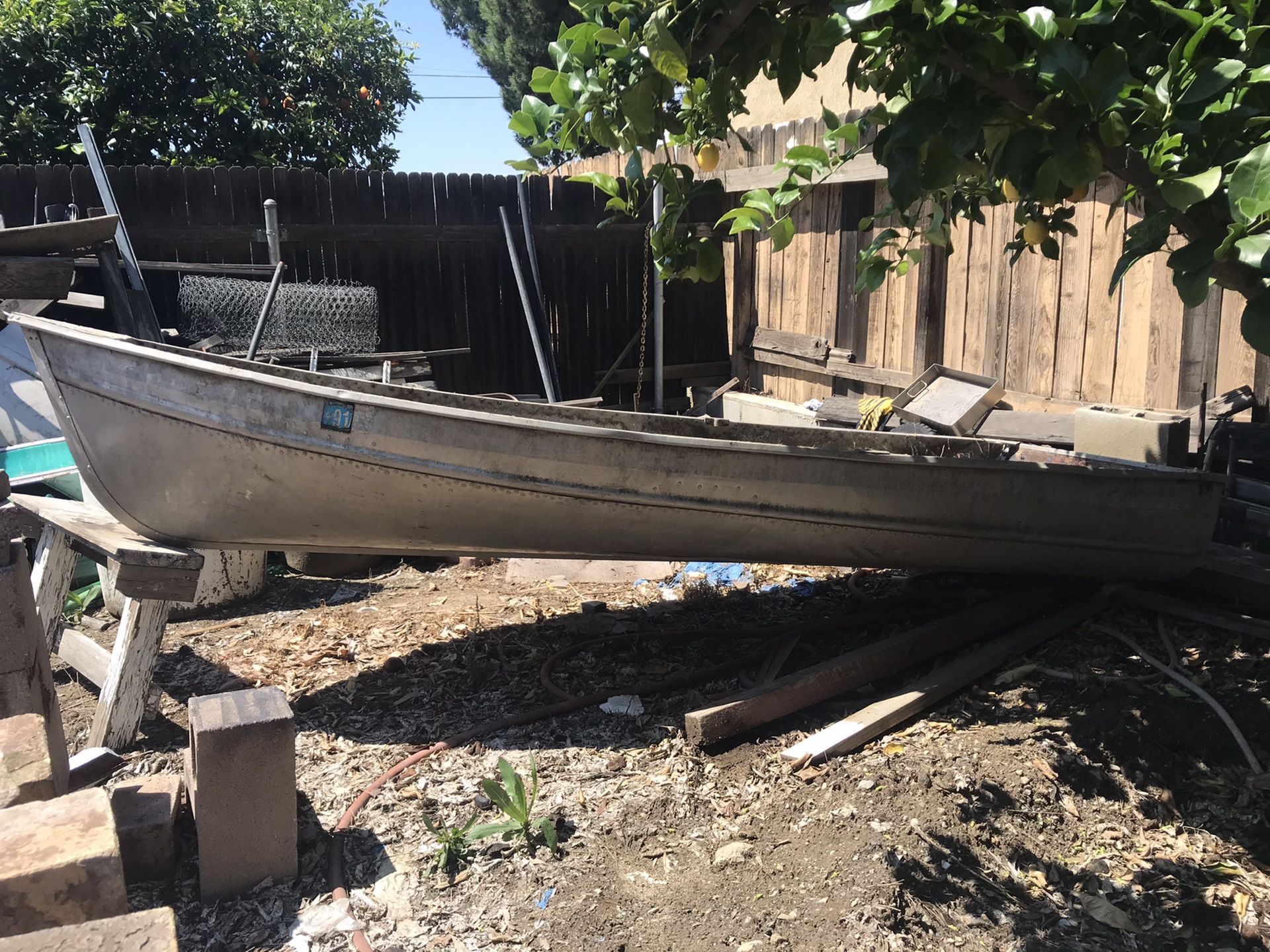 12’ ELGIN PLEASURE ALUMINUM BOAT for Sale in Fontana, CA - OfferUp