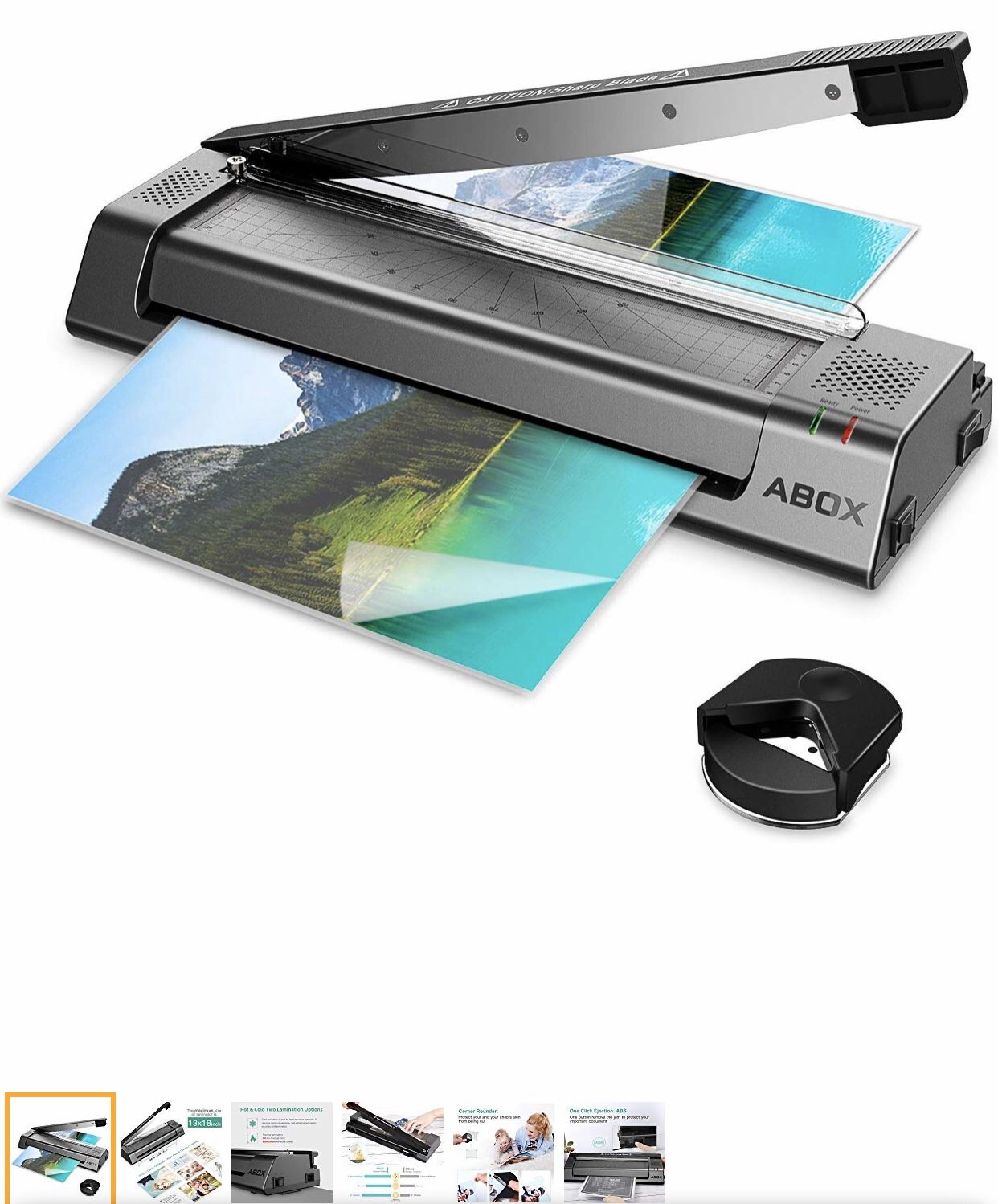 ABOX A3 Thermal Laminator Machine OL381 for A3/A4/A6, Two Roller System ...