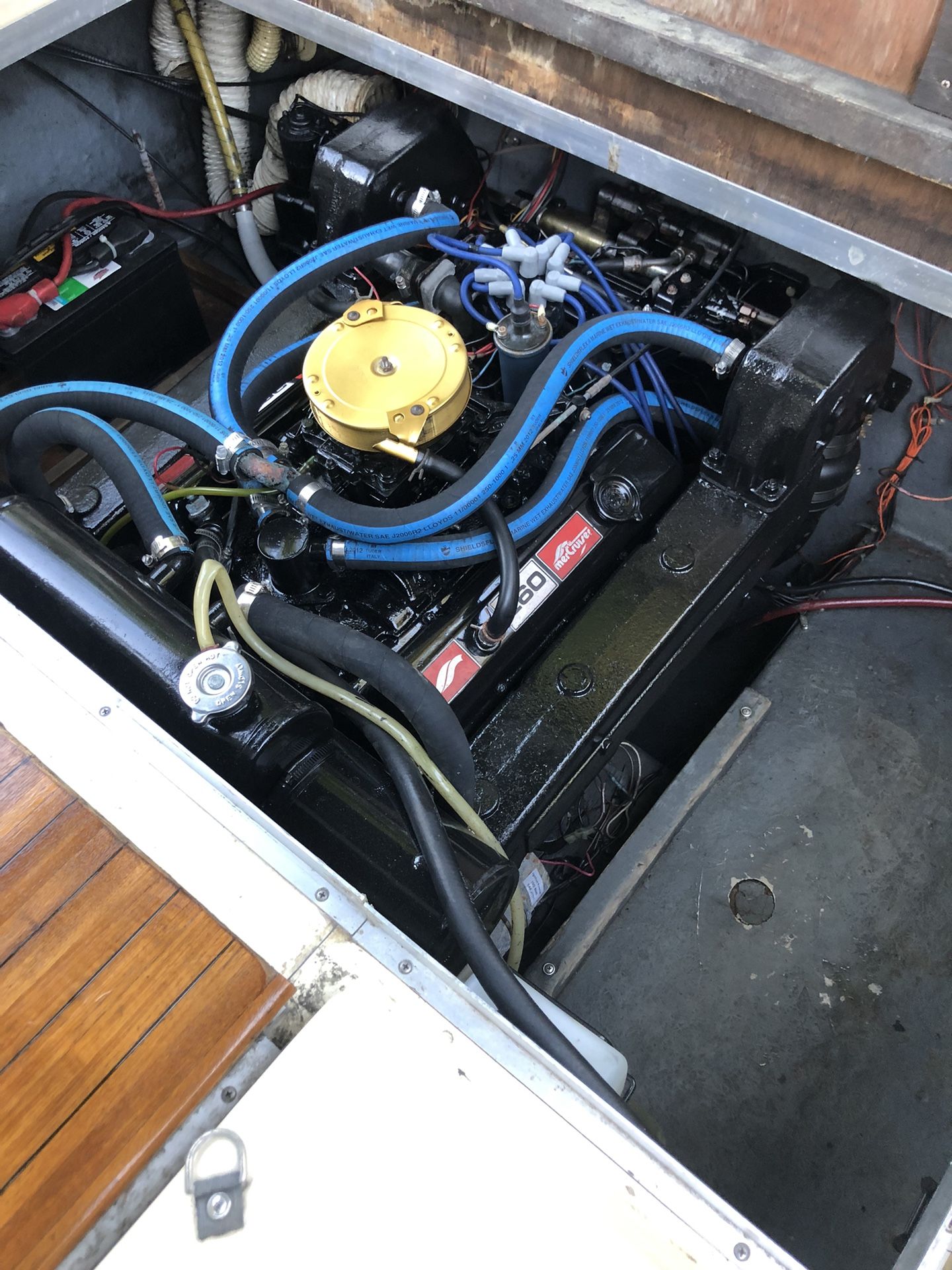 Nice Sea Ray Cabin Cruiser And Triple Axle Trailer 6500 Cash for Sale ...