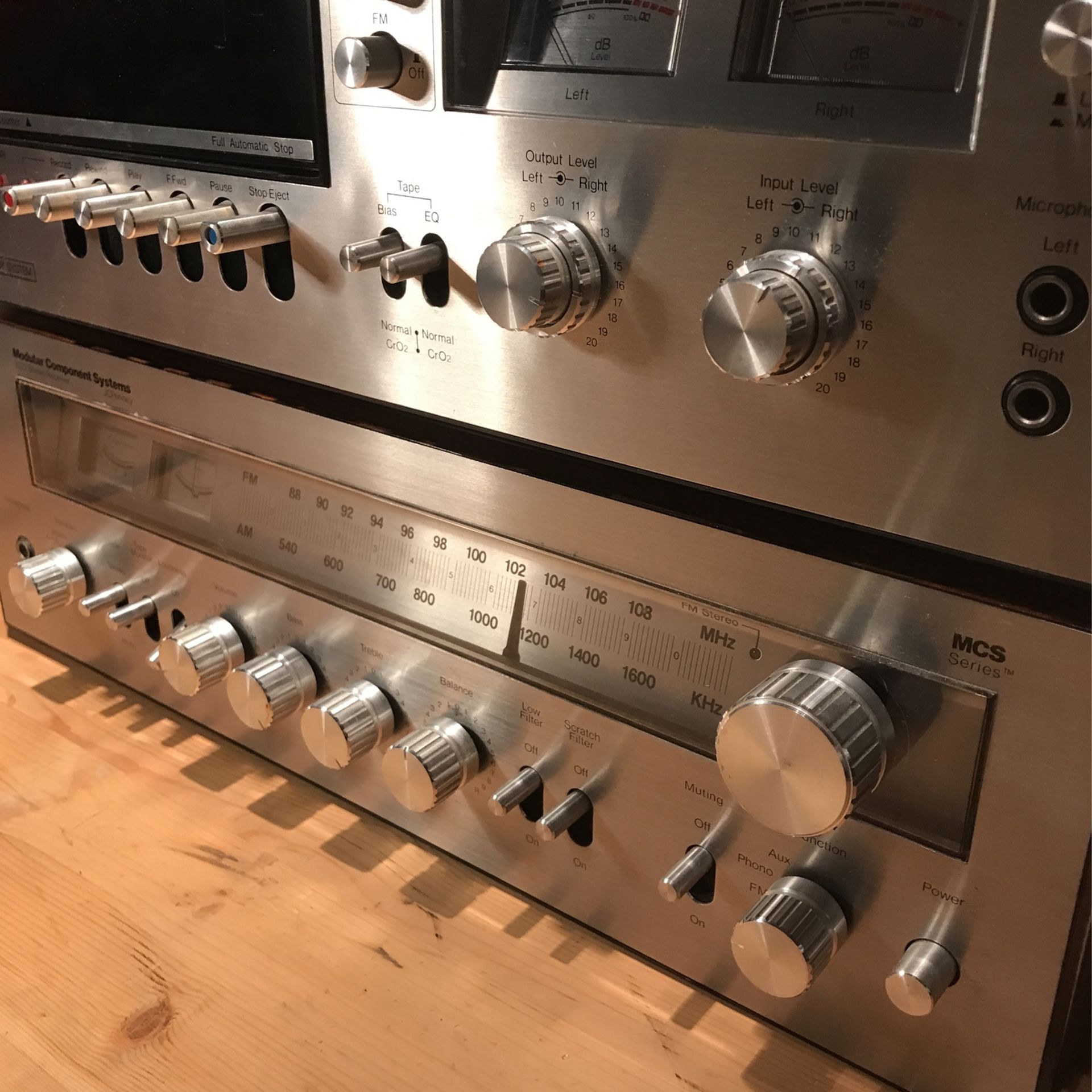 MCS Stereo Receiver, Cassette Deck, 8-Track Deck for Sale in West ...