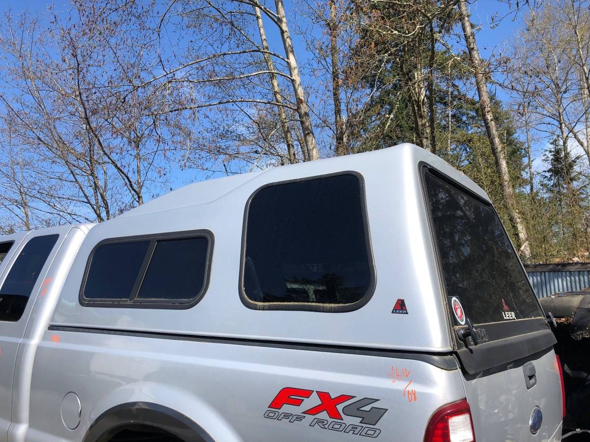 1999 - 2010 Ford F250 F350 Super Duty Leer Fiberglass Canopy Topper for ...