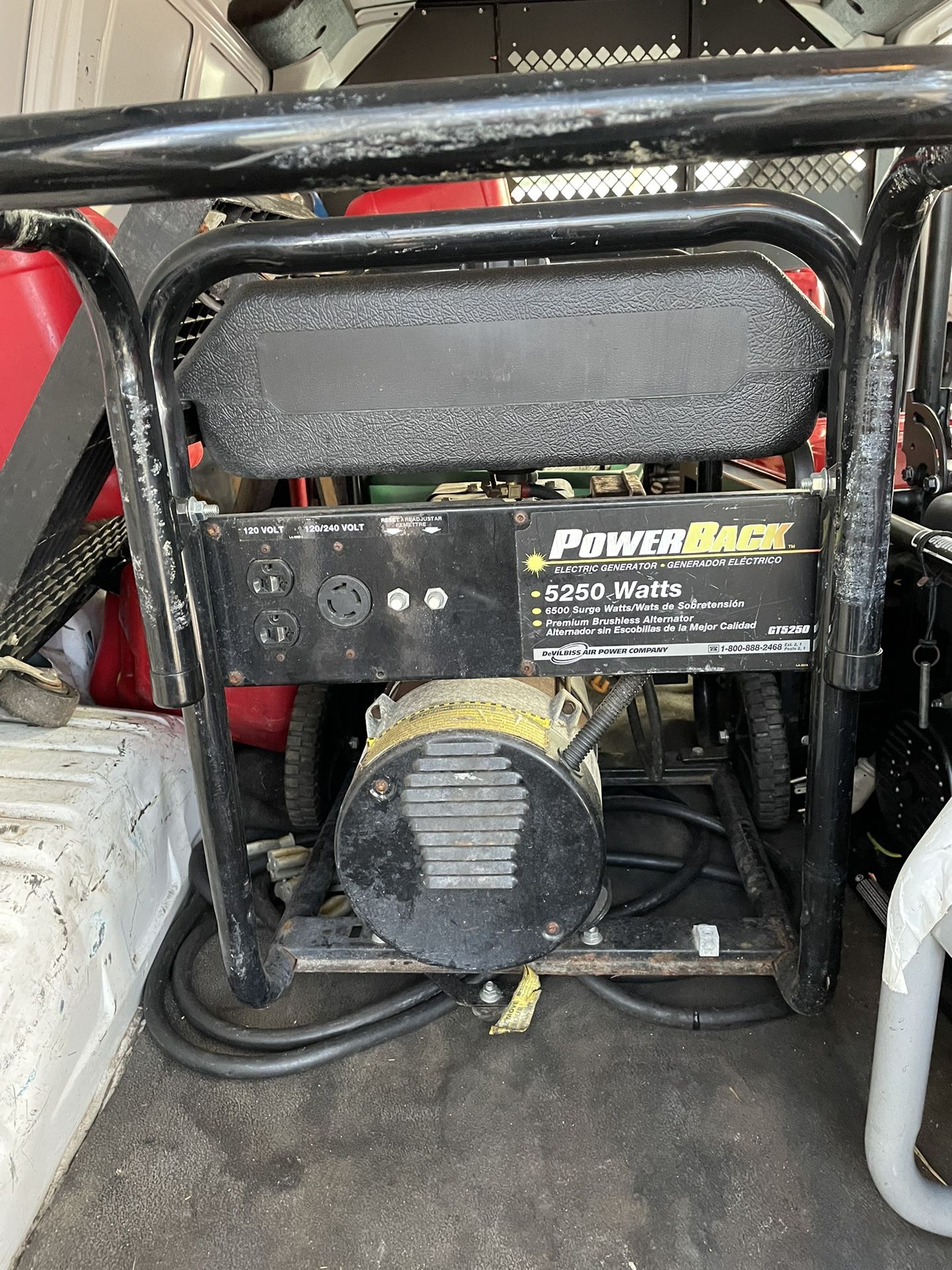 5250 Watts Power Back Generator Good for Sale in Boynton Beach, FL ...