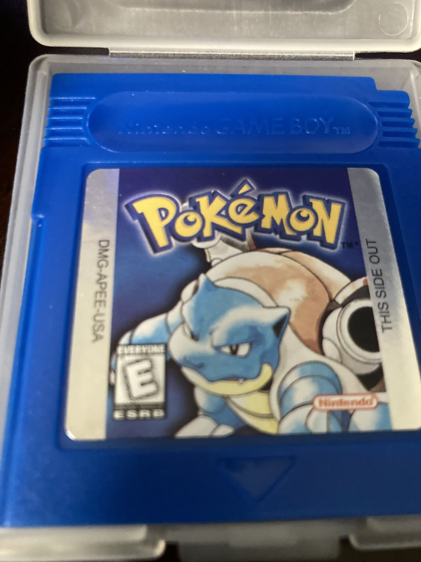 Pokemon Blastoise Blue Version Game Boy 1998 Classic Video Toy Not OG ...