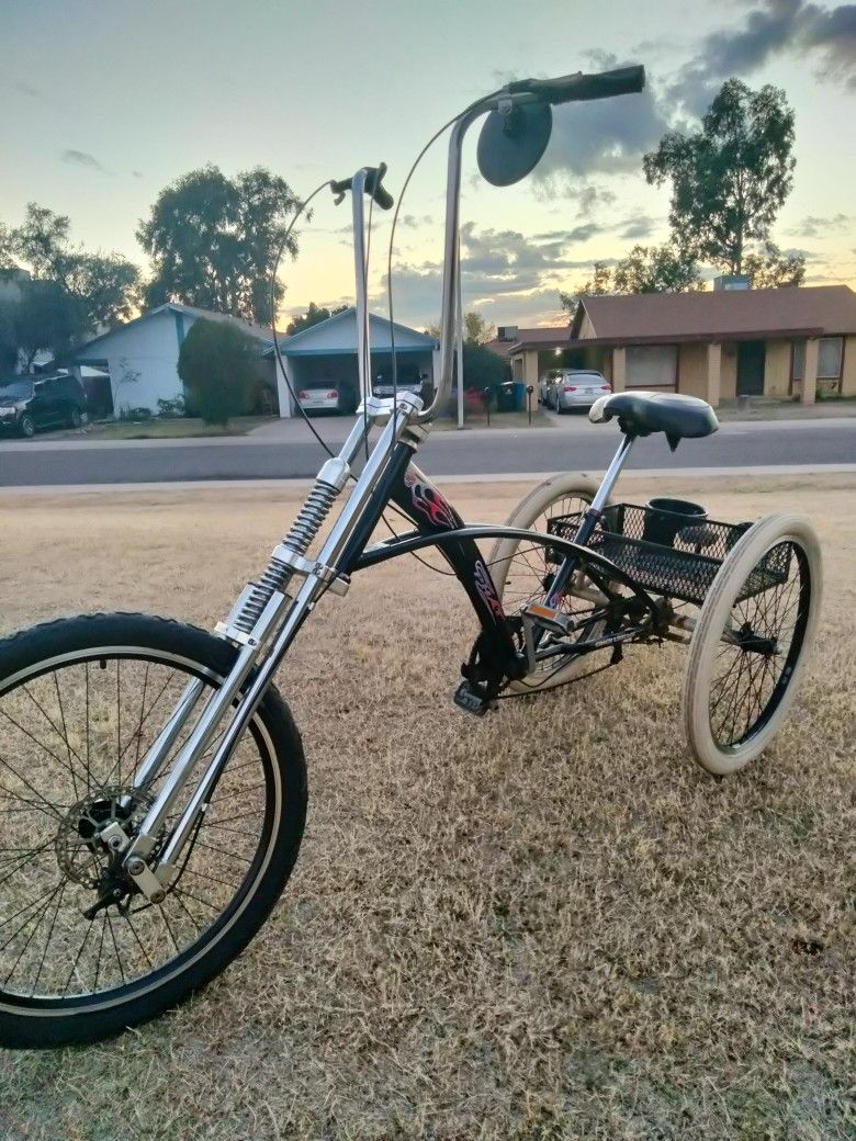Custom Chopper Trike Bicycles