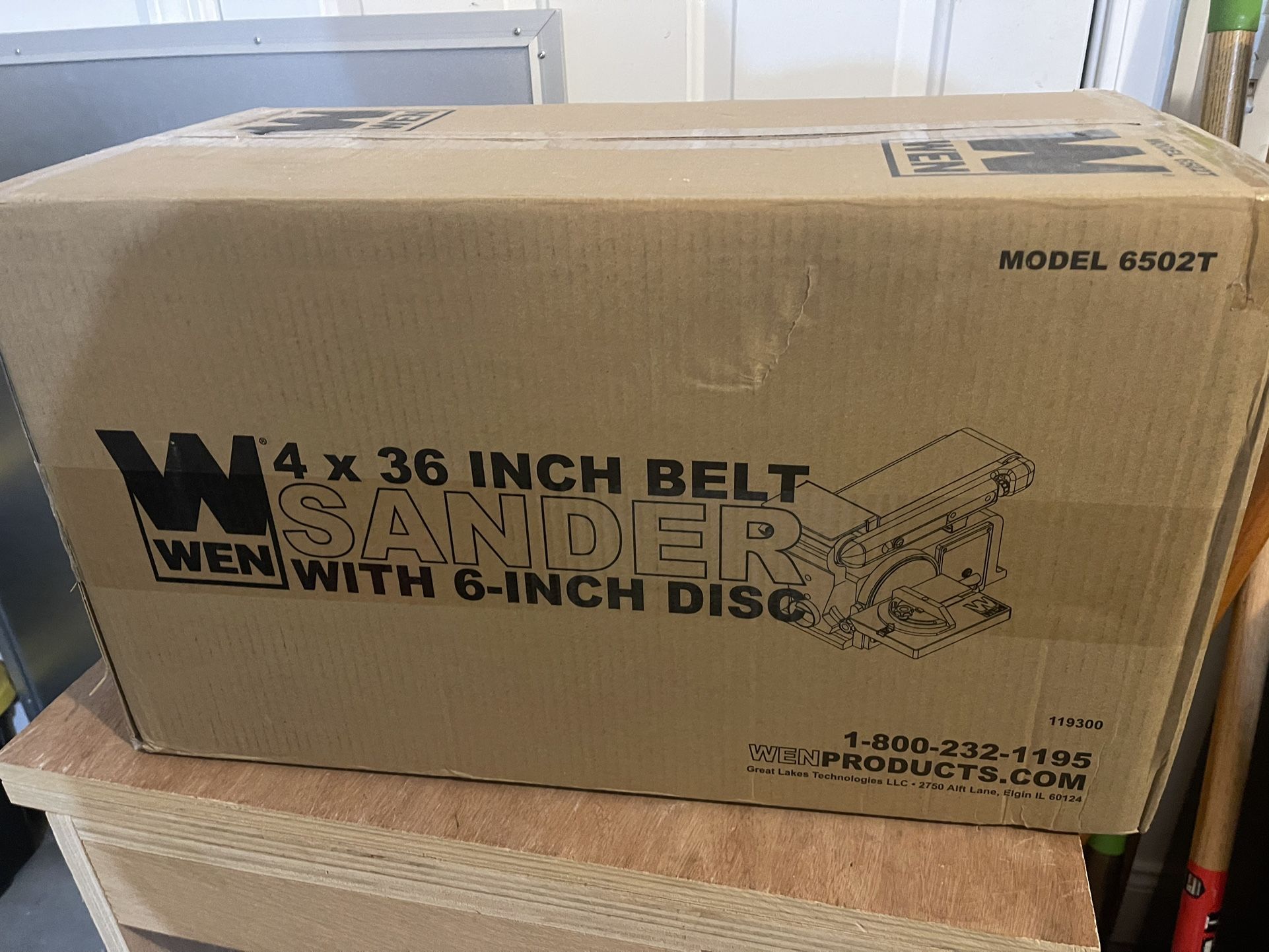 WEN 4x36 Inch Belt sander W 6” Disc (New In Box) for Sale in ...