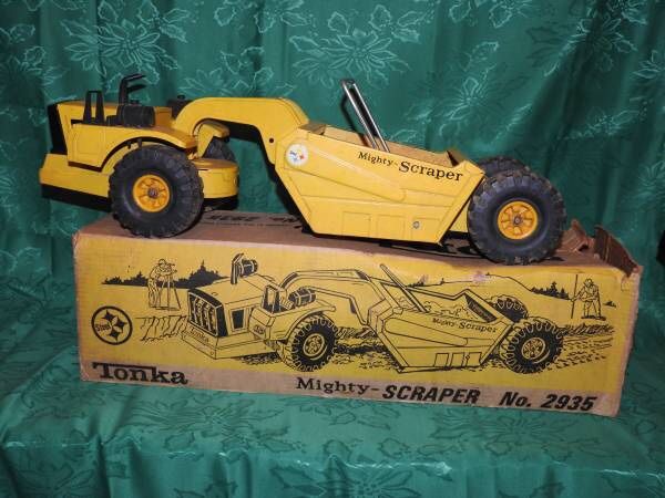 Vintage 1967 #2935 Mighty Tonka Scraper with the Original Box for Sale ...