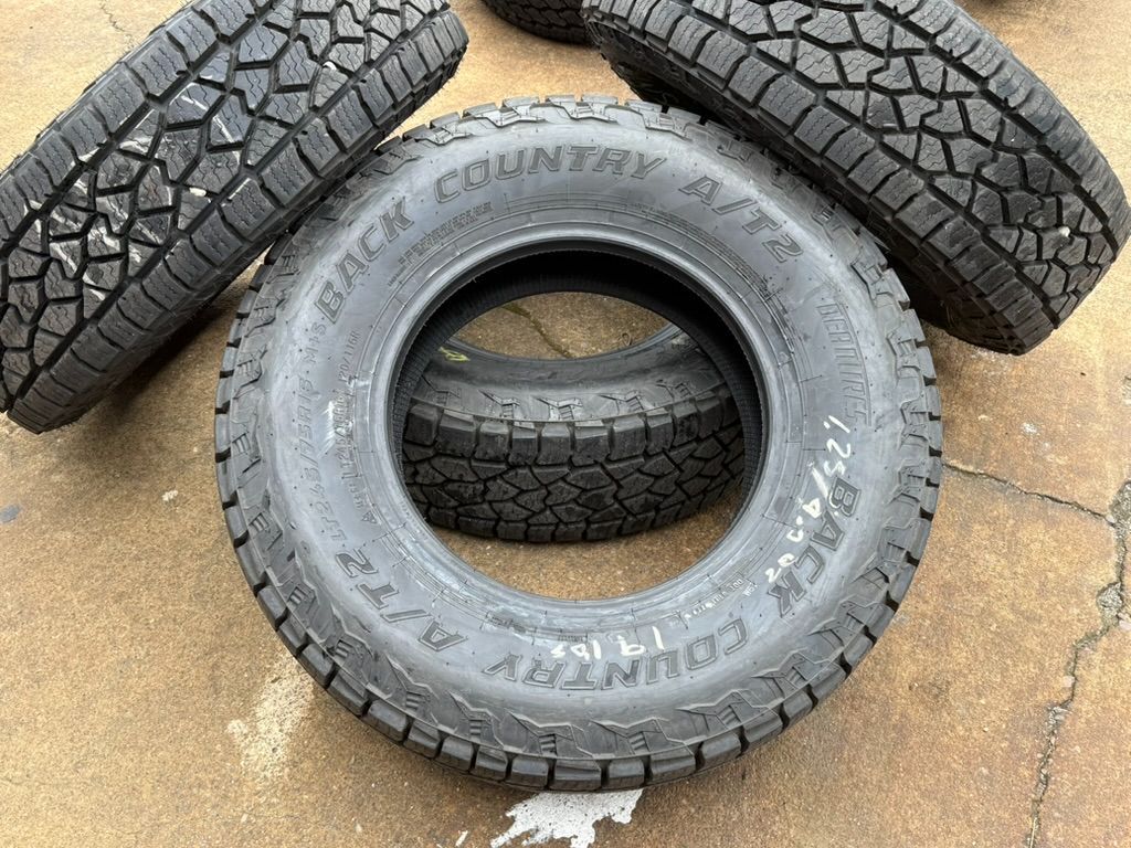 4x NEW Back Country AT2 LT245/75R16 99% 10 PLY Load Range E tires for ...