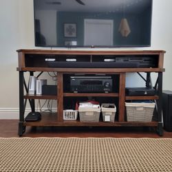 TV Stand Media Console Entertainment Center Inset Stone Top for Sale in Winchester CA OfferUp