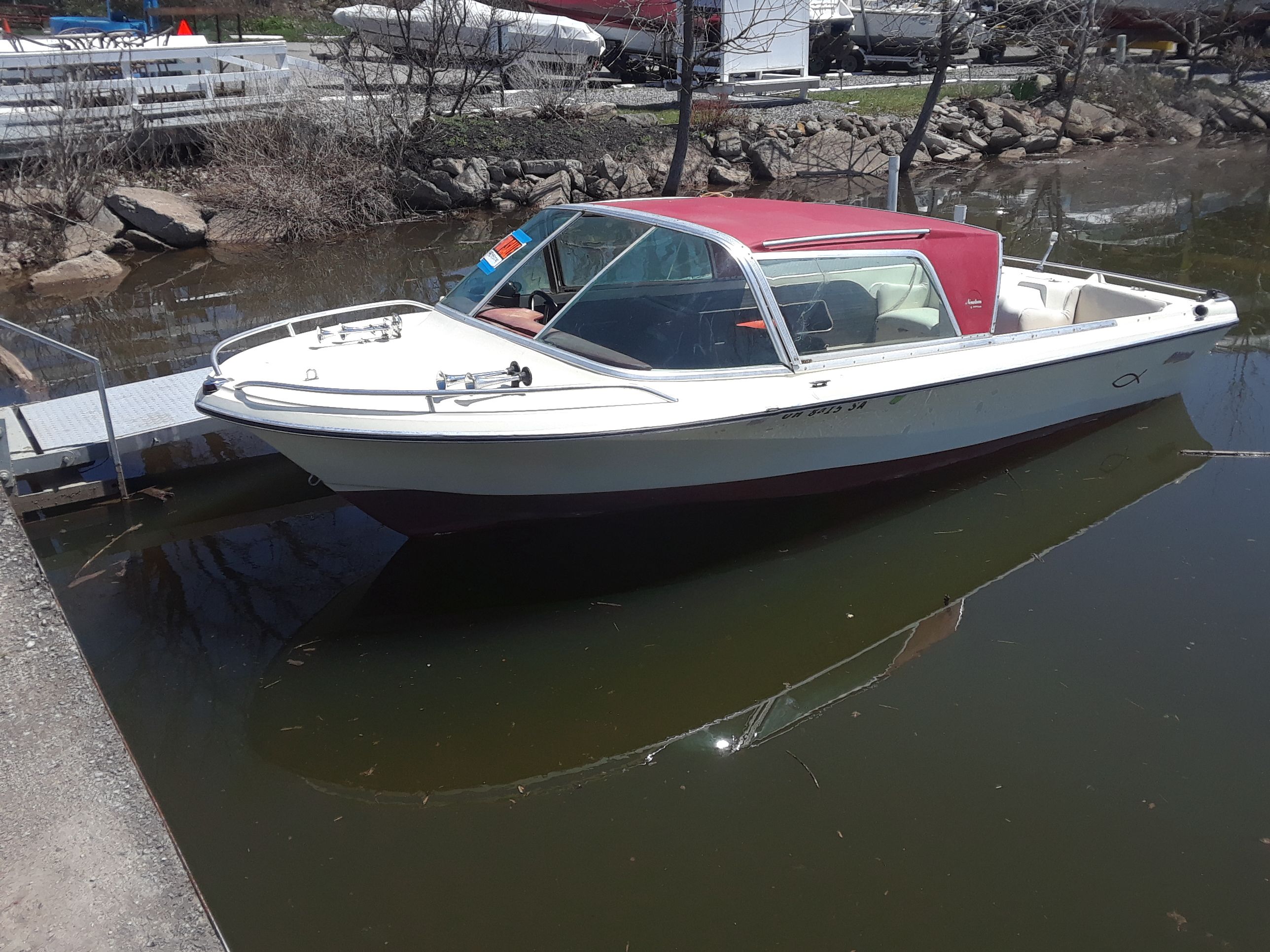 1975 aristocraft 19 foot boat mercruiser for Sale in Amherst, OH - OfferUp