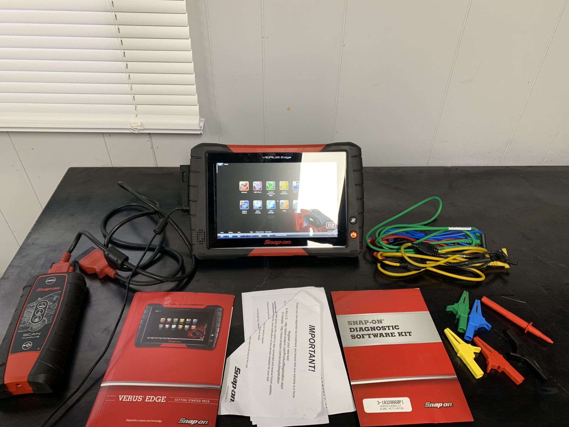Snapon snap on VERUS EDGE W/EURO ACT EEMS330EU scanner obd2 diagnostics ...