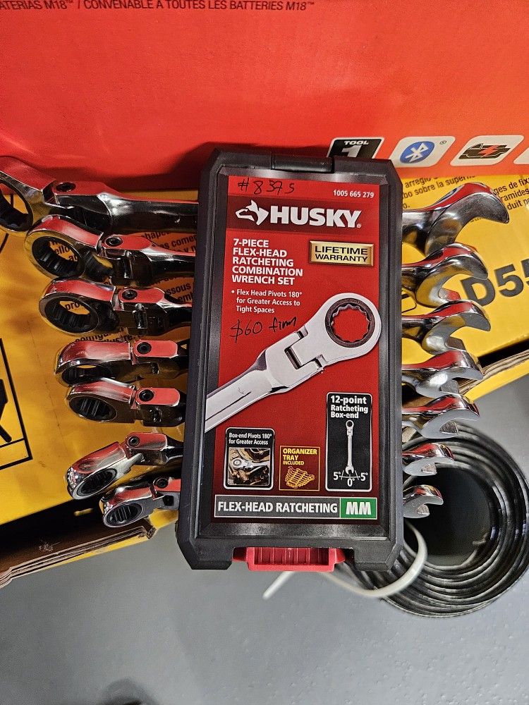 Husky Flex Ratcheting MM Combination Wrench Set (7-Piece) for Sale in ...