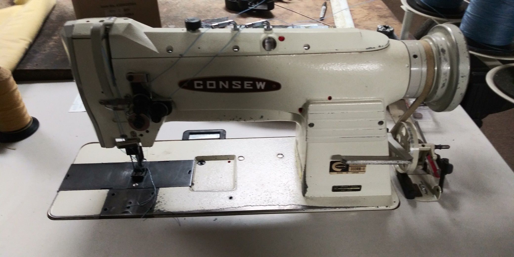 CONSEW 333RB-1 TWIN NEEDLE INDUSTRIAL SEWING MACHINE for Sale in ...