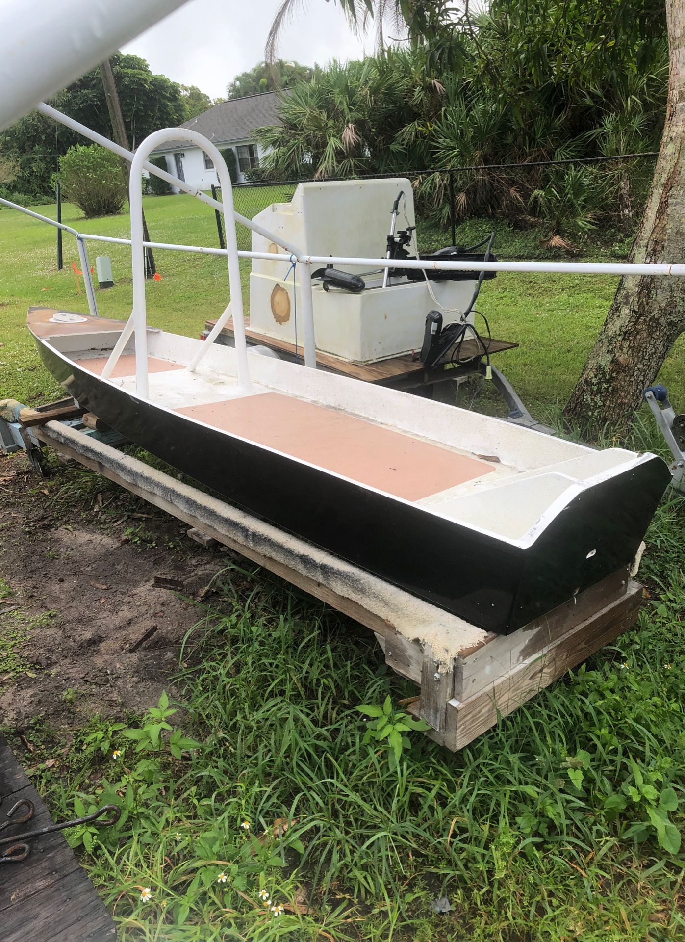 Homemade micro skiff flats boat. for Sale in Fort Pierce, FL - OfferUp