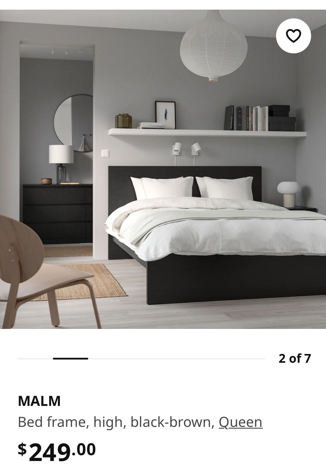 Ikea Malm Queen Bedframe for Sale in Phillips Ranch, CA - OfferUp