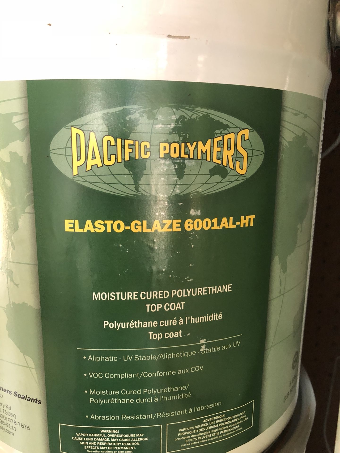 NEW! Elasto-Glaze 6001 AL-HT. Polyurethane top coat. for Sale in Renton ...
