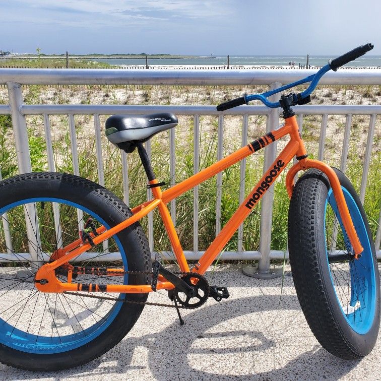 Dozer Mongoose Fat Tire Bike Orange Blue for Sale in Inwood, NY - OfferUp