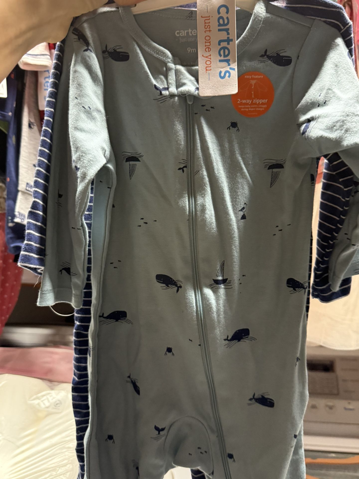 Carters 2 Pack Footie Onesies for Sale in Riverside, CA - OfferUp