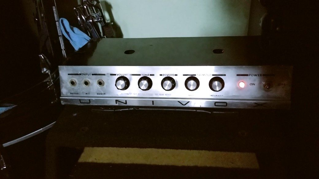 Univox U65Rn, Amplifier Head, with Spring Reverb and Tremolo, Vintage Unit Made in Japan for ...
