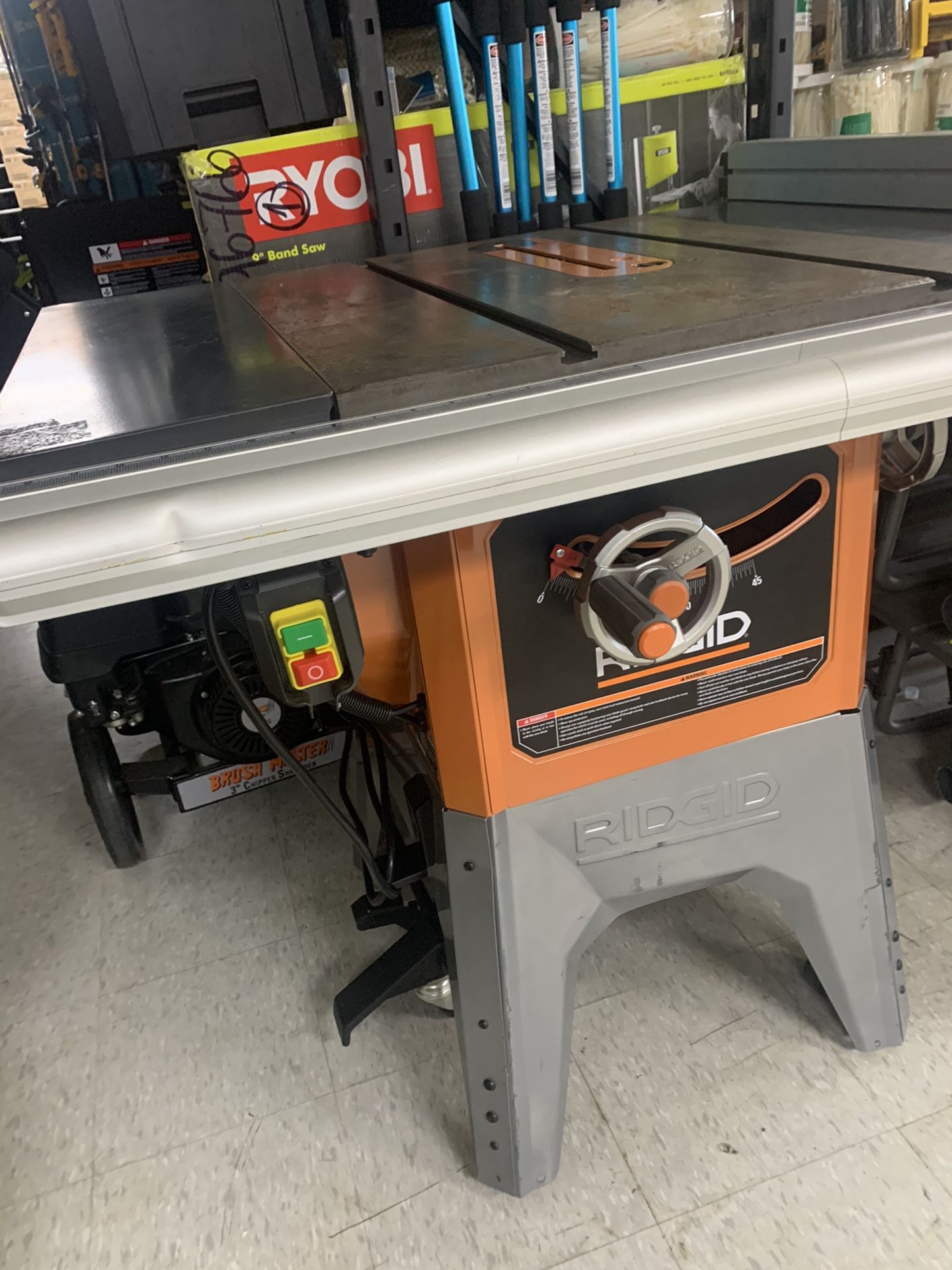 RIDGID 13 Amp 10 in. Professional Cast Iron Table Saw for Sale in ...