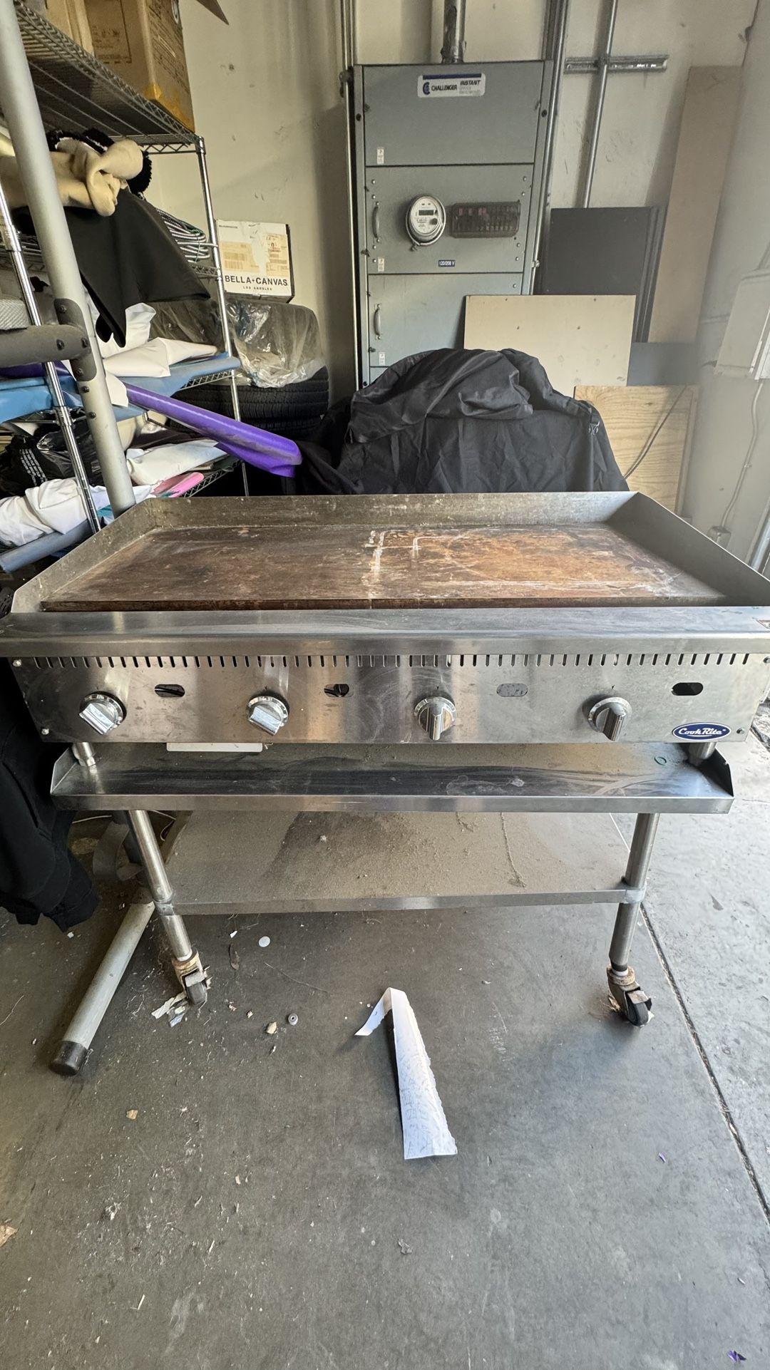 COOK RITE 48 Inch Commercial Griddle Heavy Duty Manual Flat Top ...
