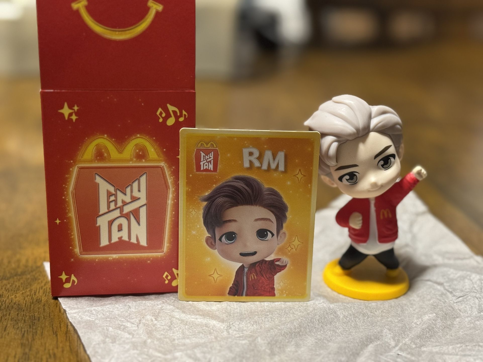 McDonald’s 2025 Tiny Tan/BTS #8 RM Happy Meal Figure Encore Edition NIB ...