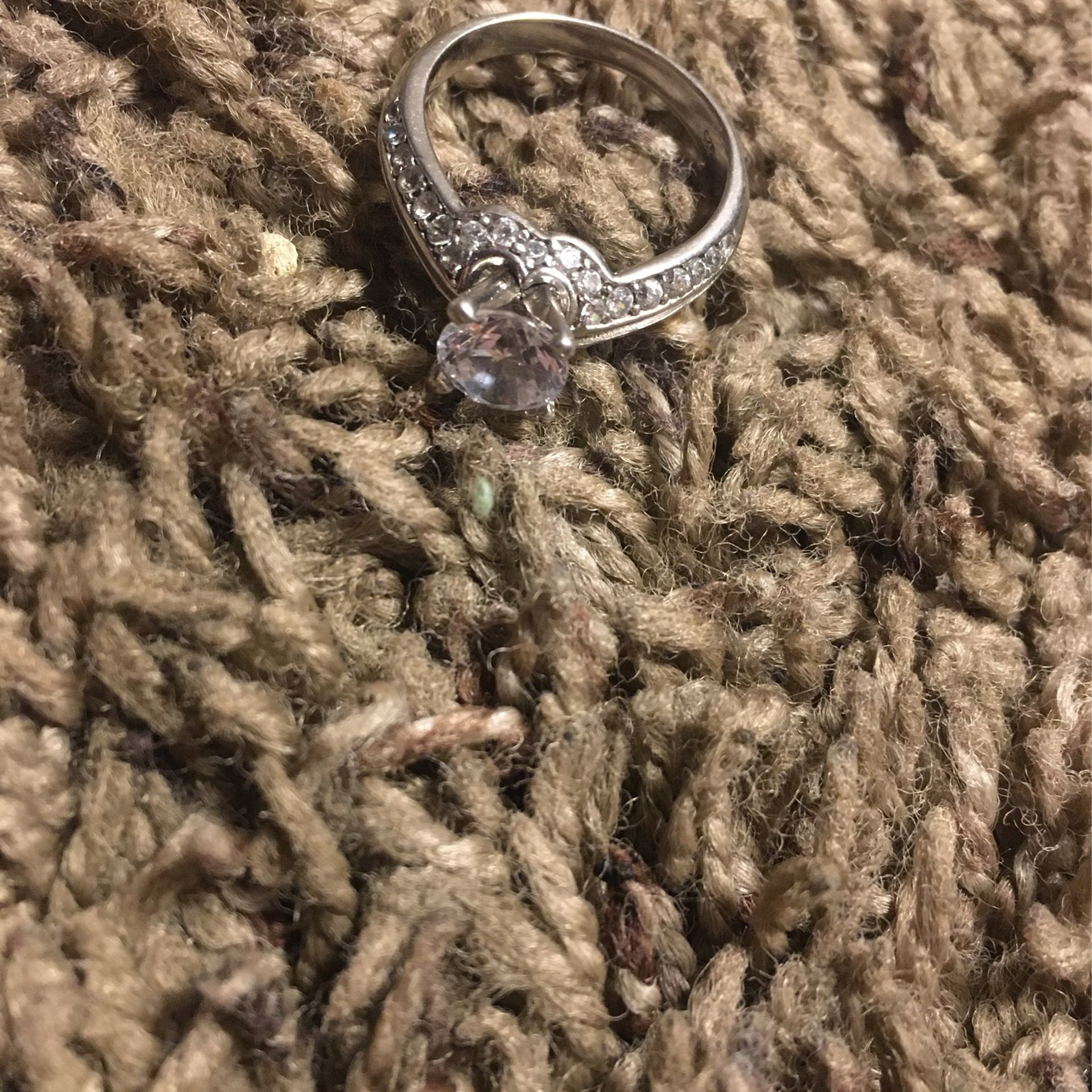Womens 925 Real Silver Diamond Ring for Sale in Tacoma, WA - OfferUp