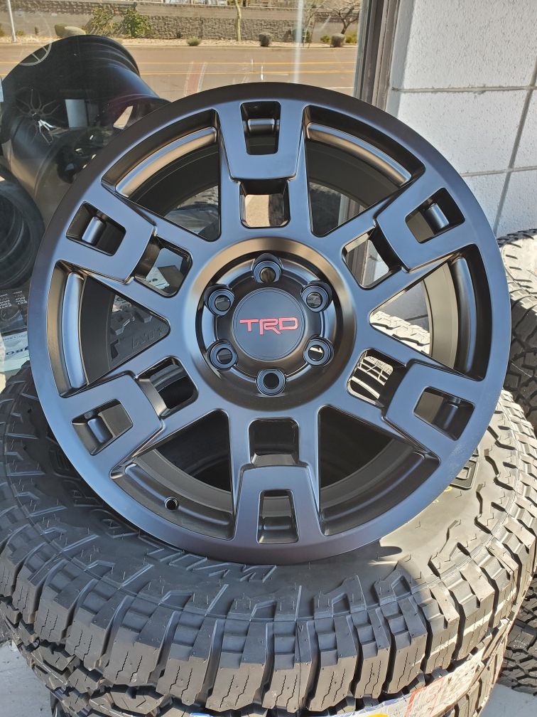 17x8 6x139 et5 TRD pro rep wheels fits Toyota Tacoma 4runner FJ Lexus ...