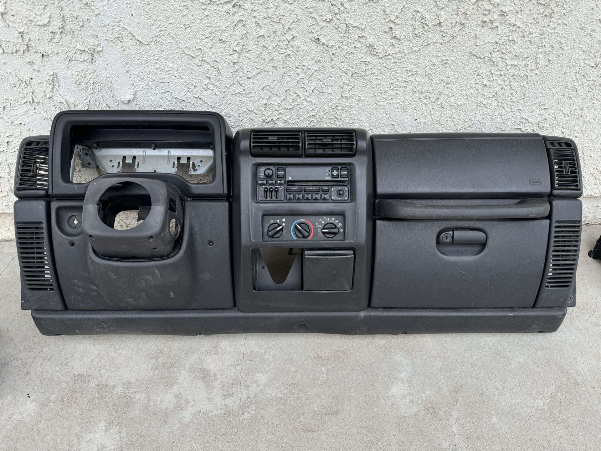 Jeep Wrangler TJ Dashboard and Steering Wheel for Sale in Covina, CA ...