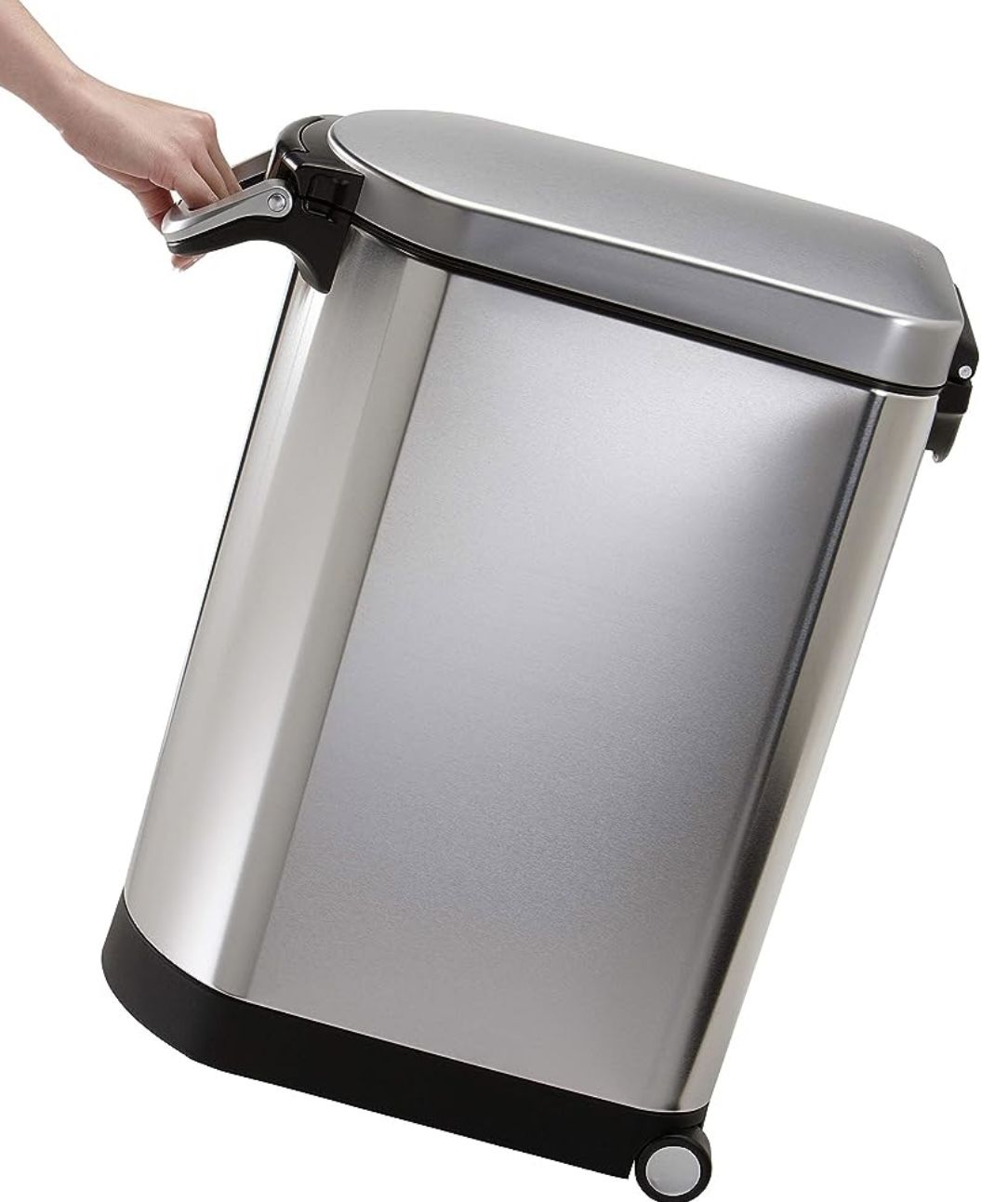 Stainless steel simplehuman 30 Liter, 32 lb / 14.5 kg Large Food ...