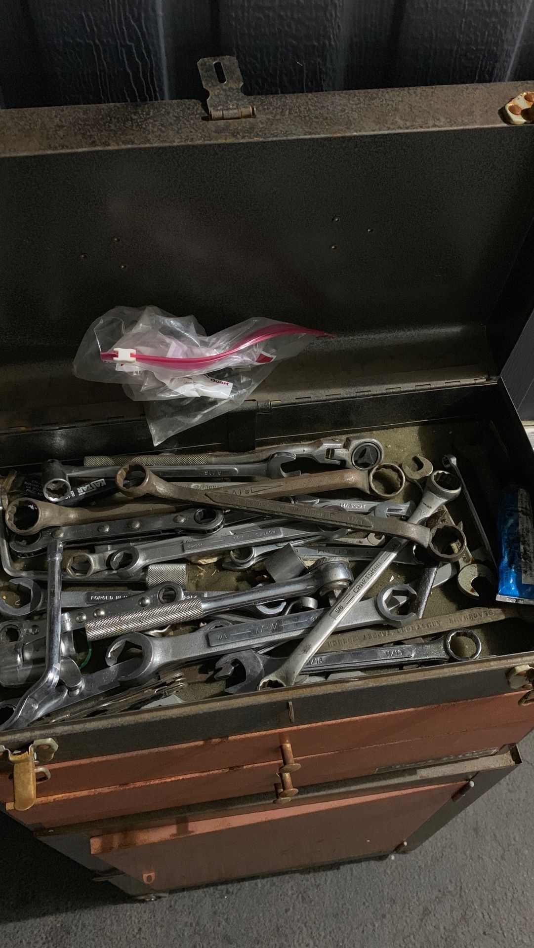 Vintage Test Rite Tool Box & Rolling Cart for Sale in Escondido, CA ...