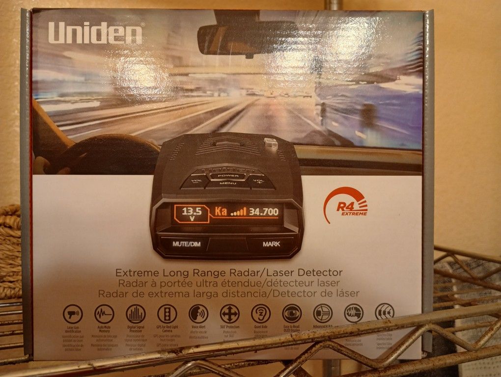 UNIDEN R4 Extreme Long Range Radar/Laser Detector for Sale in San ...