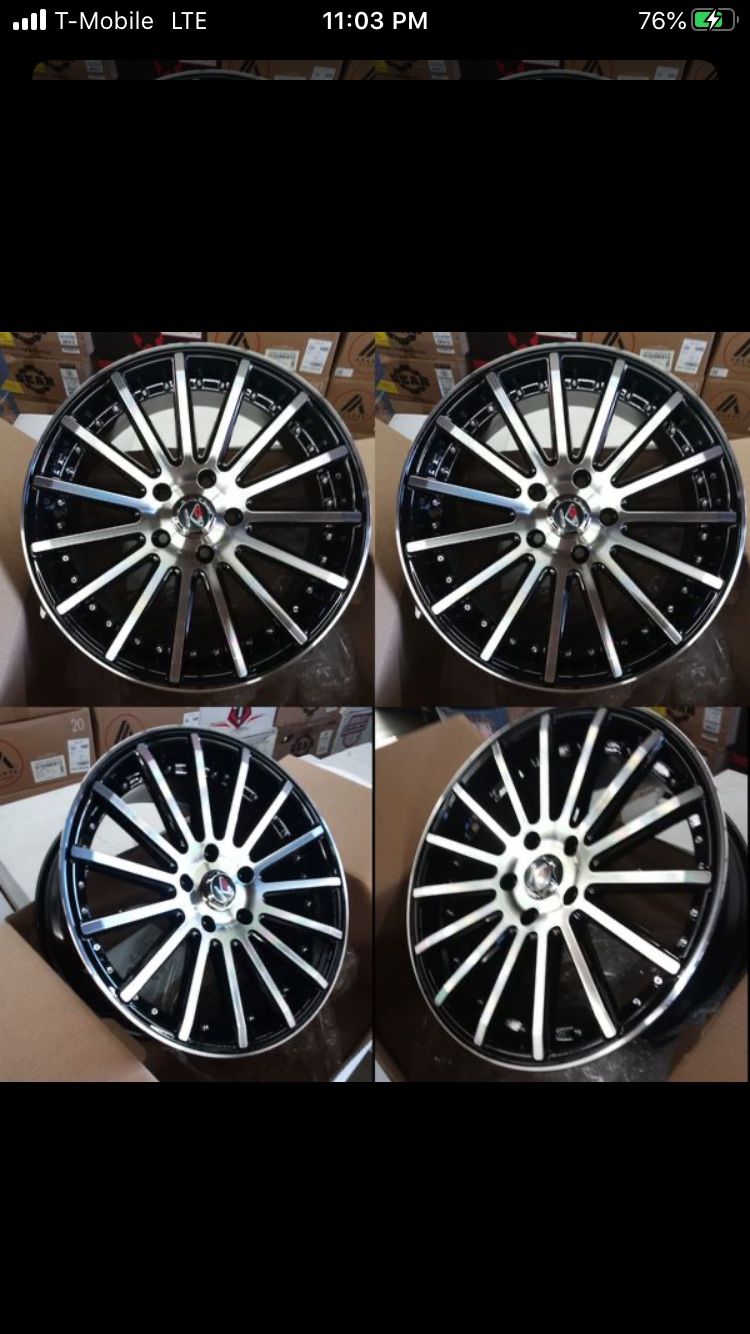 BRAND NEW 18 INCH WHEELS AND TIRES (5x120) AND TIRES 225/40r18 FOR SALE ...