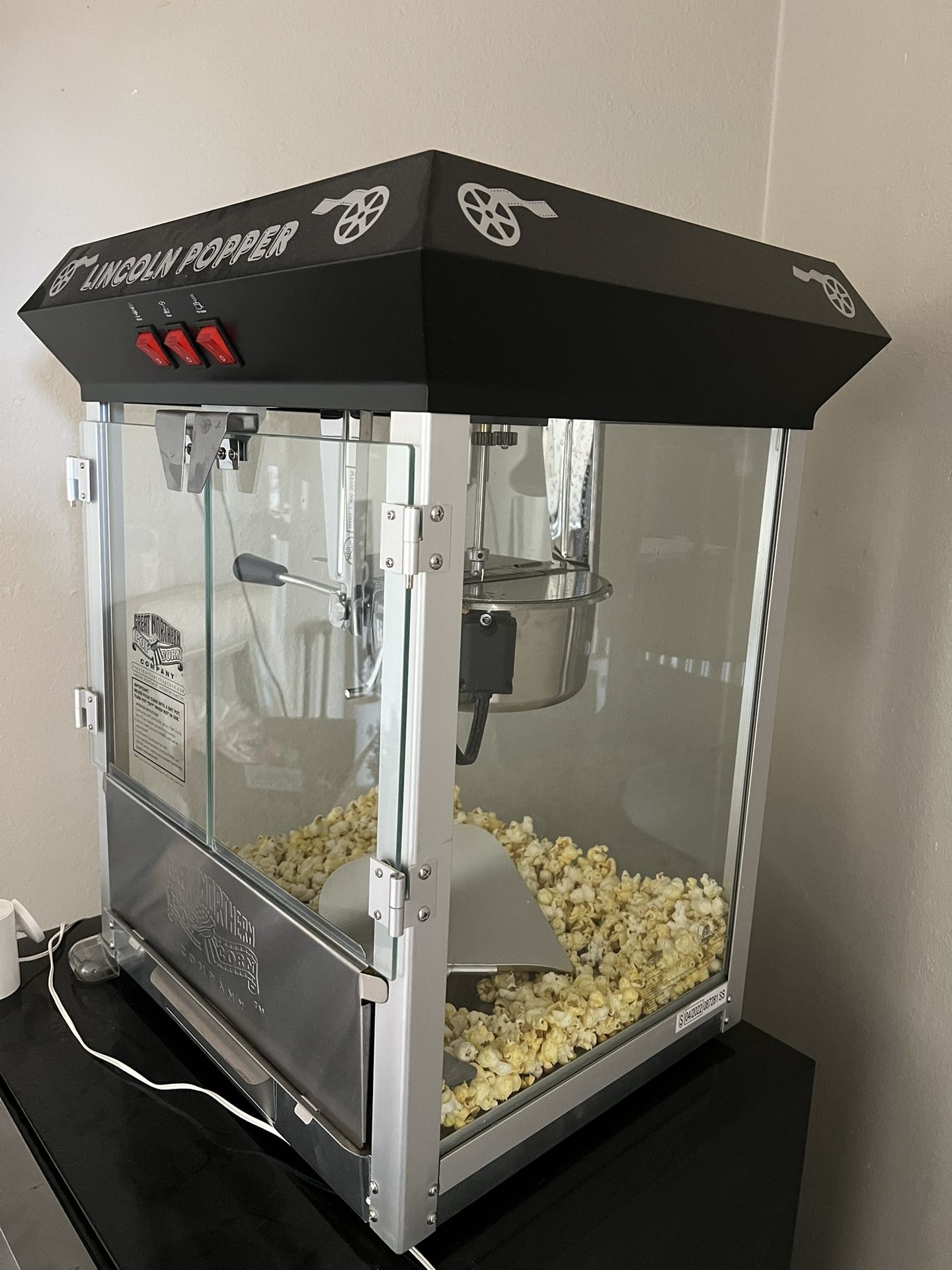 First Popcorn Machine