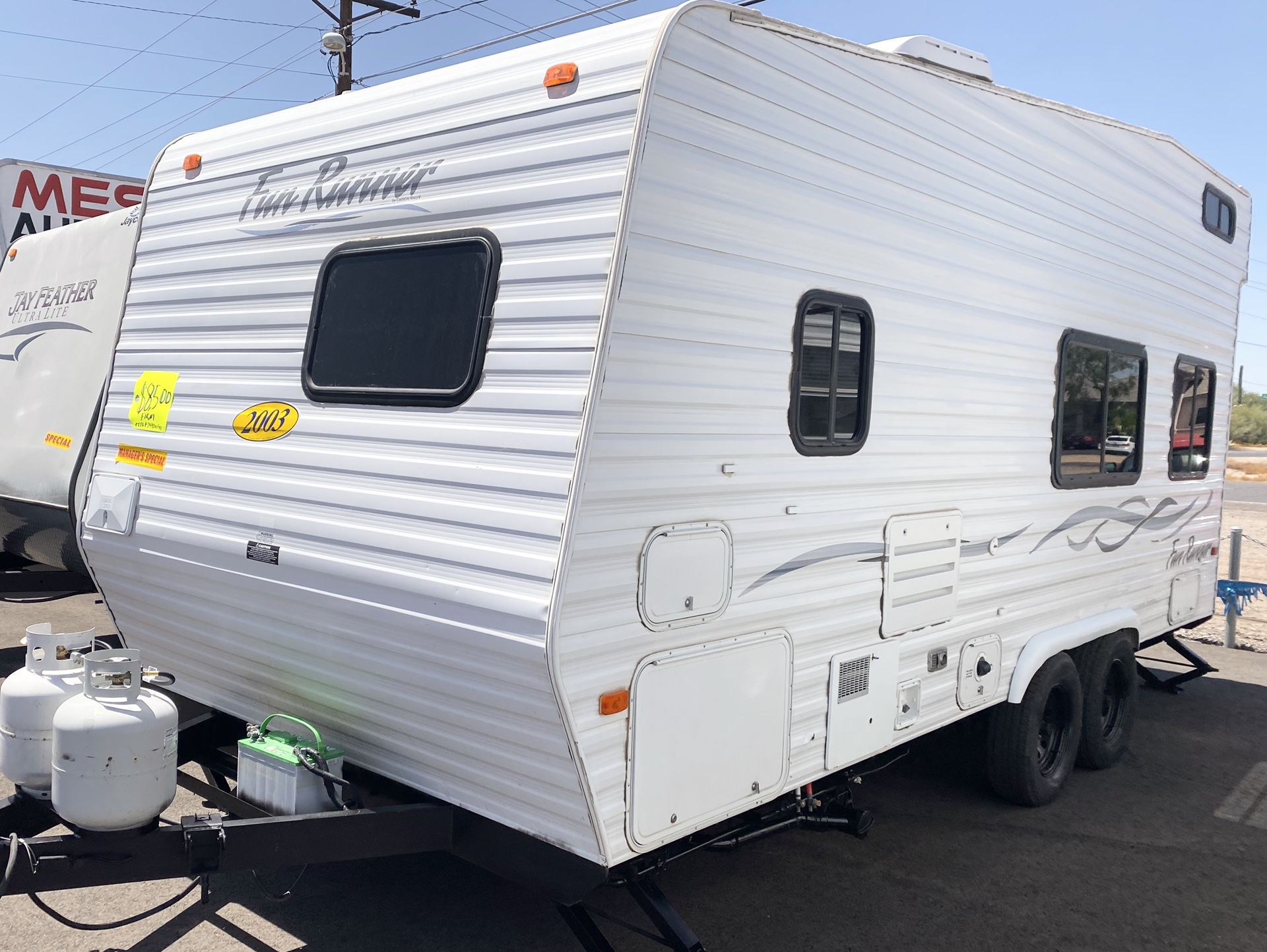 2003 Carson Fun Runner Travel trailer toy hauler for Sale in Apache ...