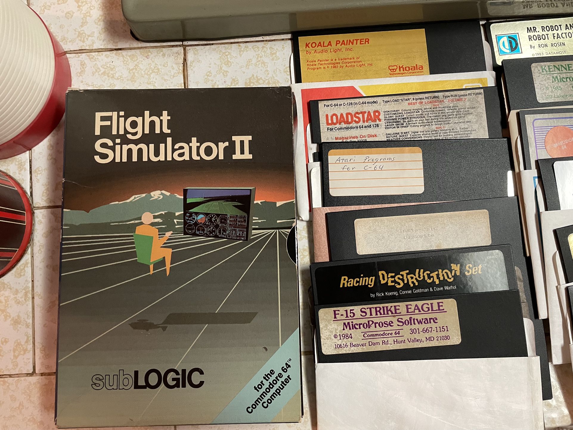 Commodore 64 Bundle - Floppy Disk Games, Commodore Cassette Datasette ...