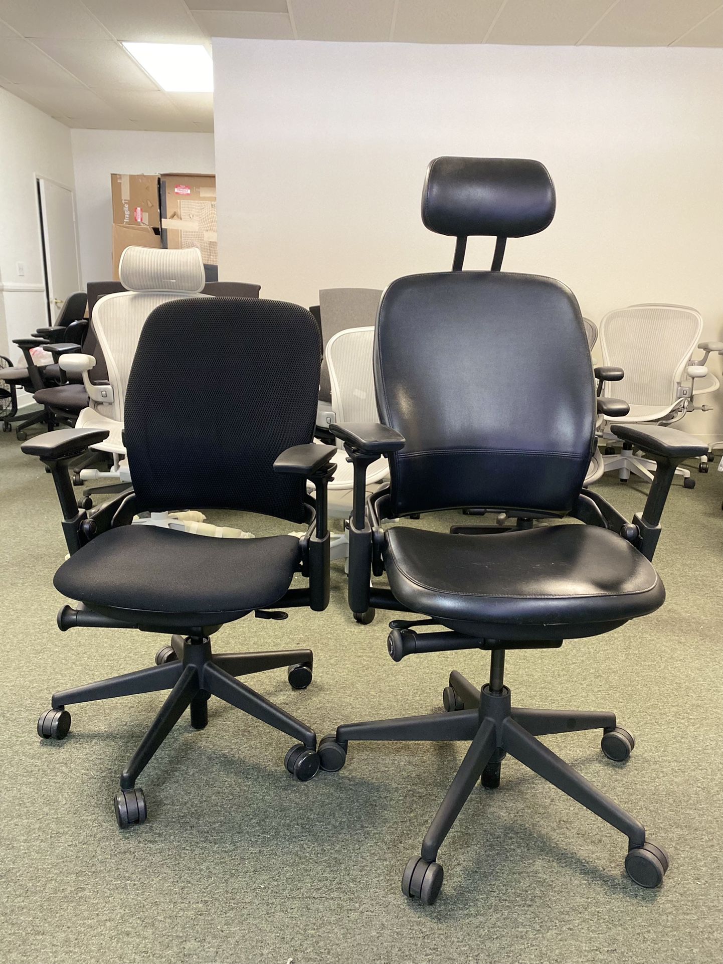 STEELCASE LEAP V2 STEELCASE LEAP V2 PLUS STEELCASE AMIA CHAIR FULLY LOADED