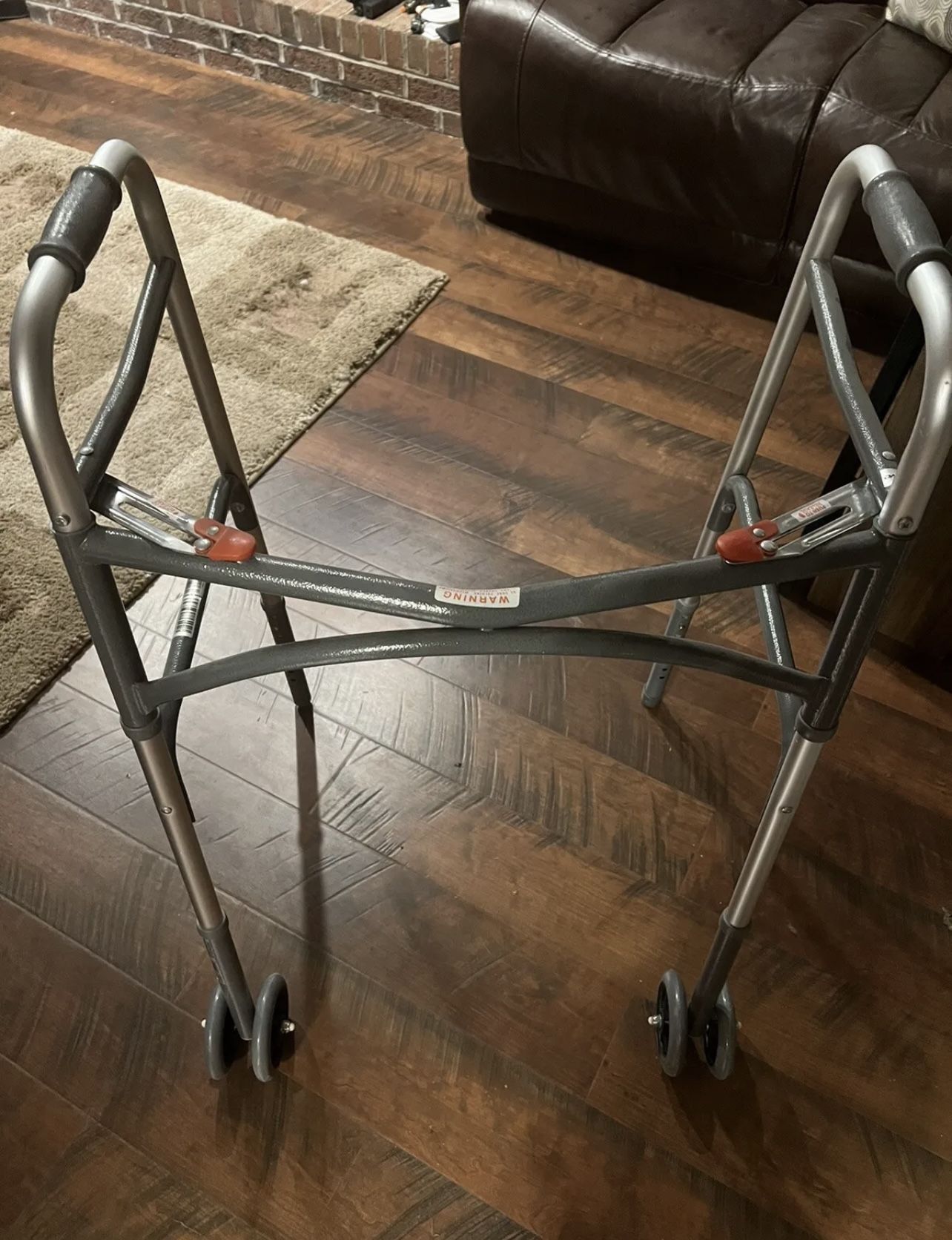 Drive 10220-1 HX5 9JP 2 Wheel Folding Walker, User Up To 500 Lbs for ...