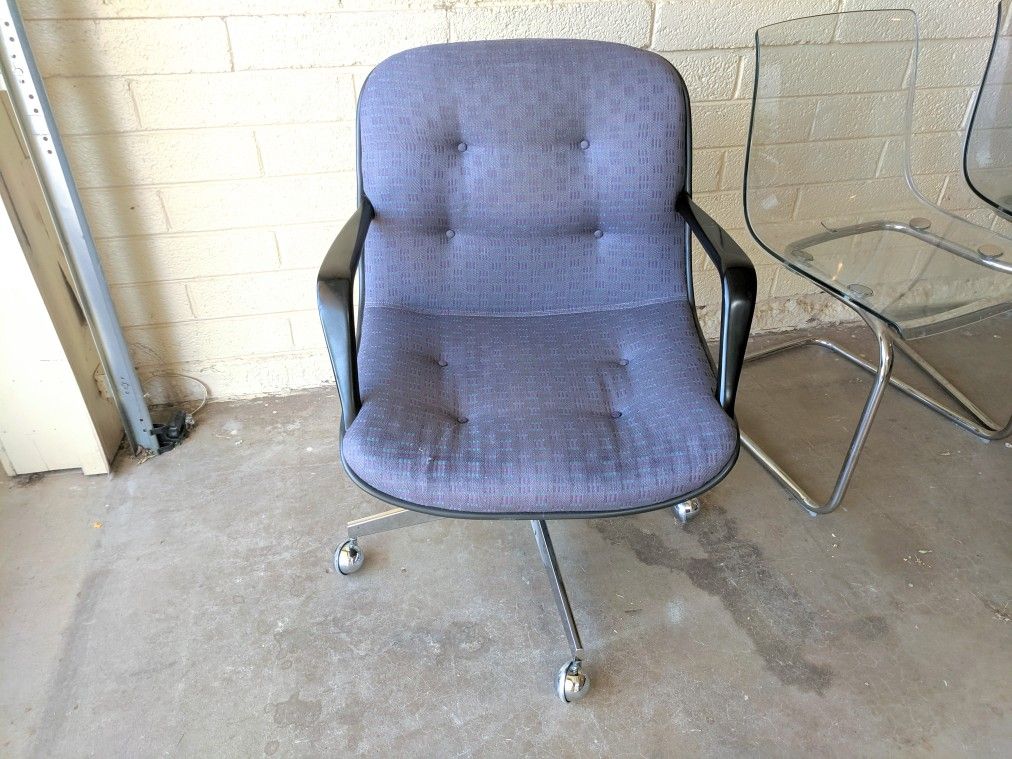 Vintage Steelcase Office Task Chair Knoll Pollock Style for Sale in ...